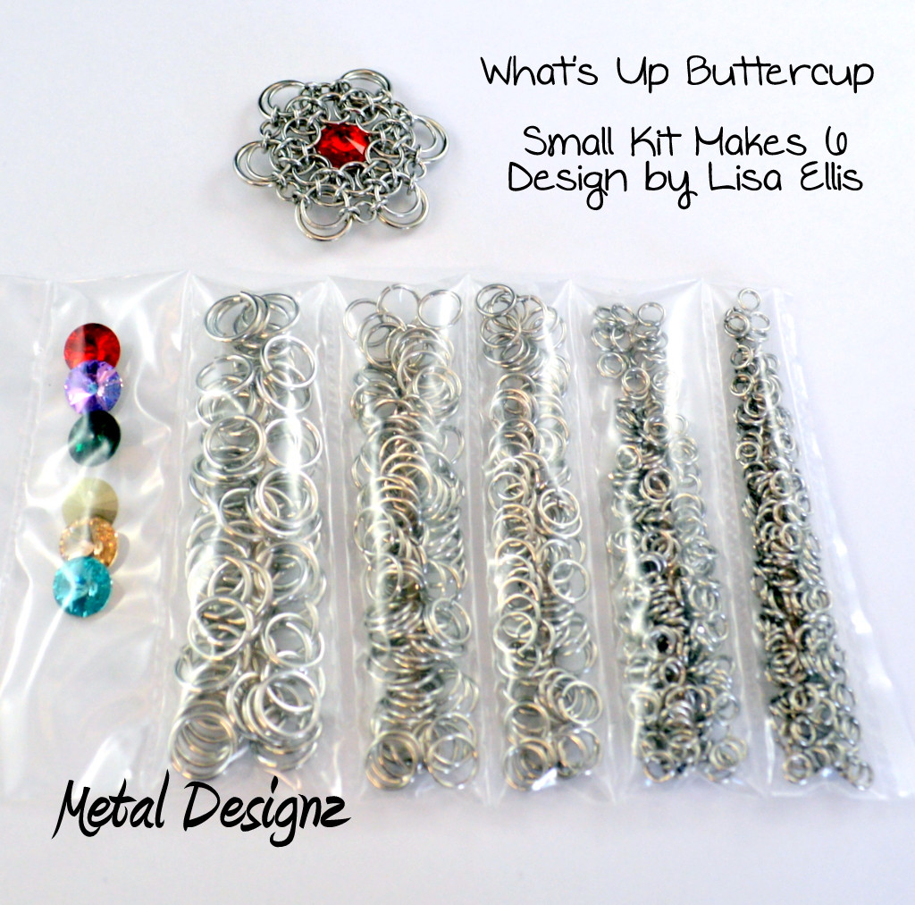 Whats Up Buttercup - Small Kit - makes 6 pieces - Metal Designz