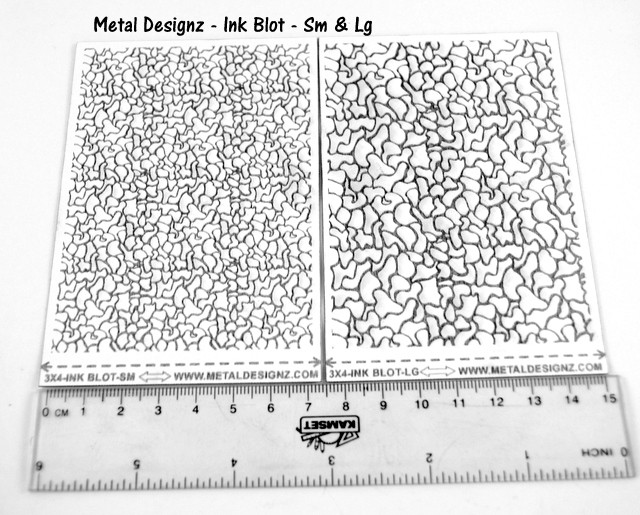Laser Cut Texture Paper -Ink Blot - Metal Designz