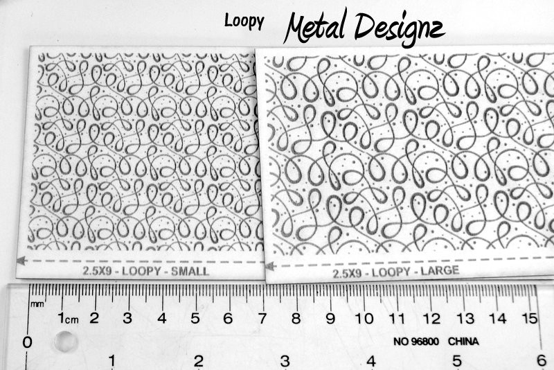 Laser Cut Texture Paper - Loopy - Metal Designz