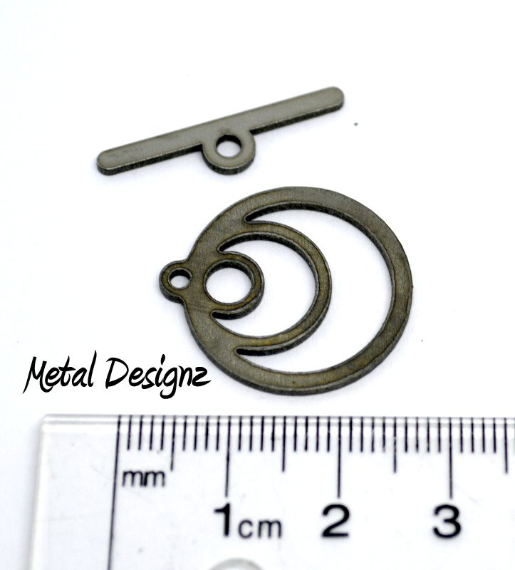 Laser Cut Titanium Toggle - Moon Toggle and Large Toggle Bar - Metal ...