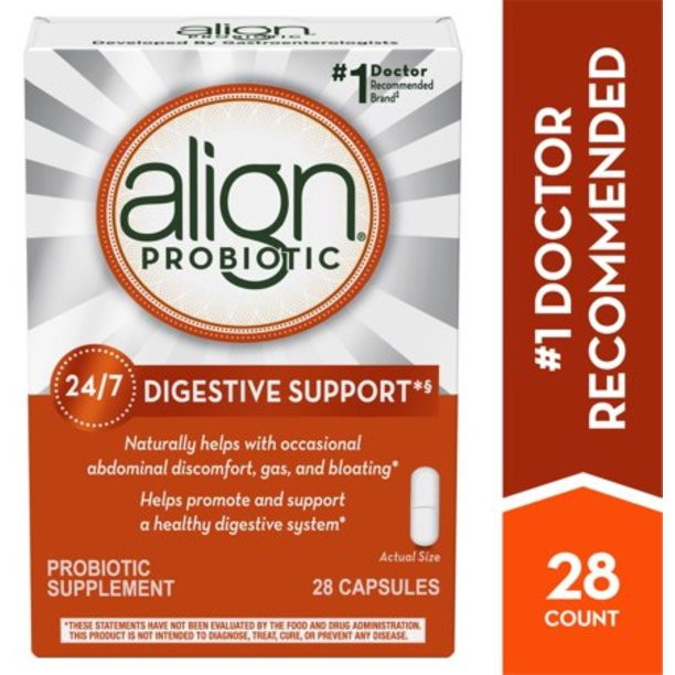Align Probiotic Supplement Capsules, 42 Count