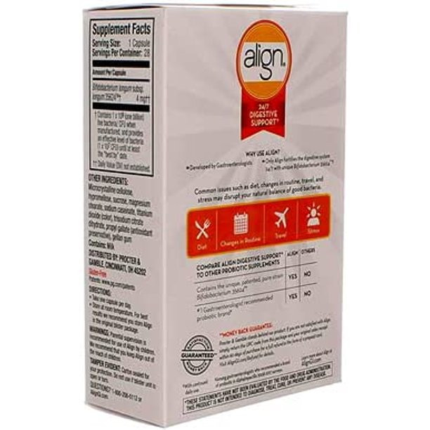 Align Probiotic Supplement Capsules, 42 Count