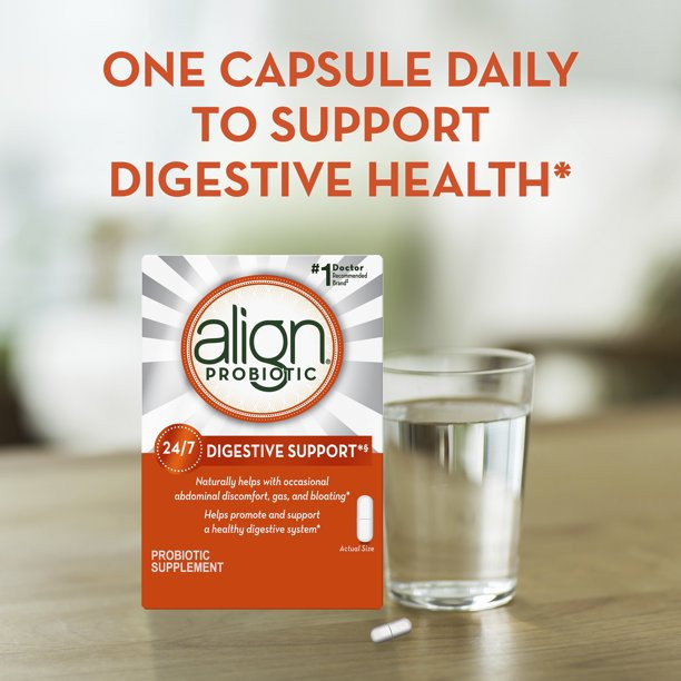 Align Probiotic Supplement Capsules, 42 Count