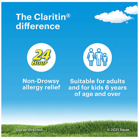Claritin 24 Hour Non-Drowsy Allergy Relief Tablets - 70 Count