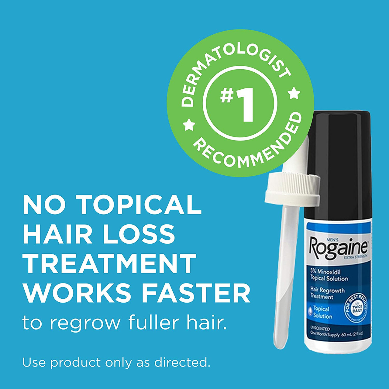 Men's Rogaine Extra Strength Hair Regrowth Treatment, Unscented