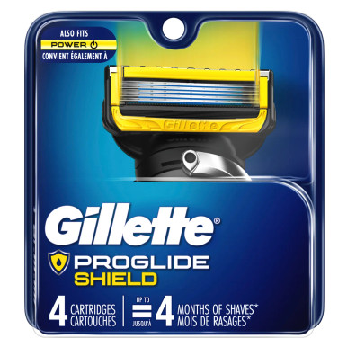 Gillette Proglide Shield Razor Refill Cartridges - 4ct Men's Razors