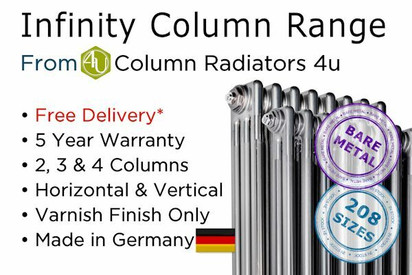 Bare Raw Metal Column Radiators