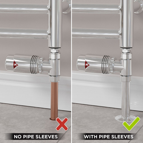Ramone Modern TRV Straight Black Nickel Thermostatic Radiator Valves ...