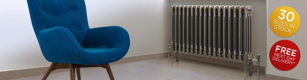 Raw Bare Metal Column Radiators
