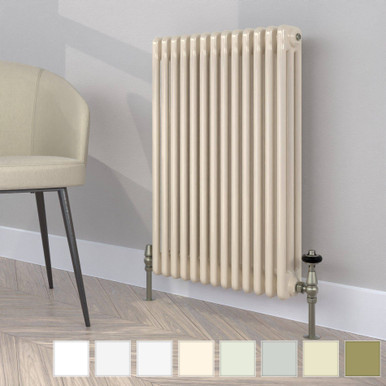 Classic Cream 3 Column Radiator H750mm x W622mm