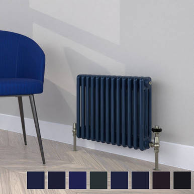 Classic Navy 3 Column Radiator H400mm x W990mm