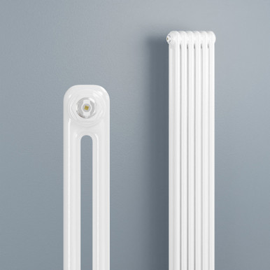 Infinity White 2 Column Radiator 6 Sections H1100mm X W300mm
