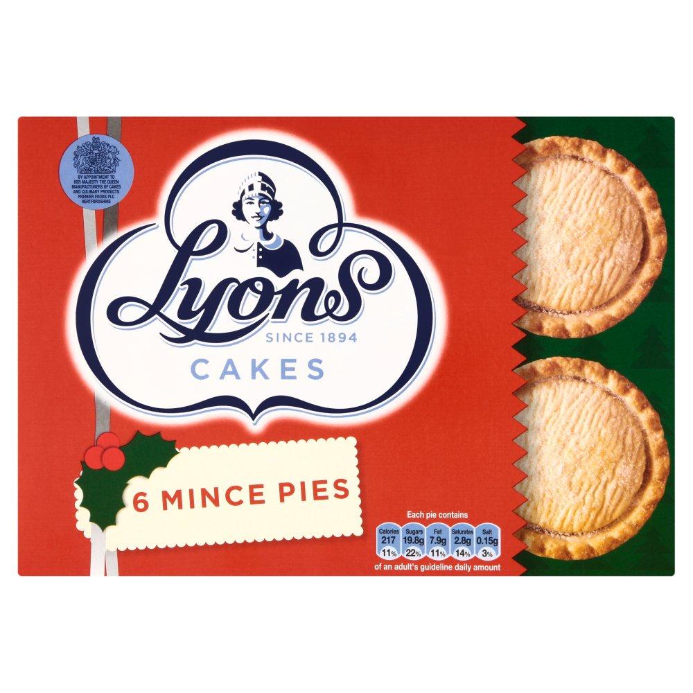 Lyons Mince Pies - Cakes Direct