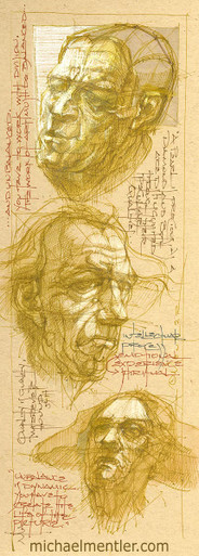 Sketchbook Journals XXI by Michael Mentler, Original Artwork