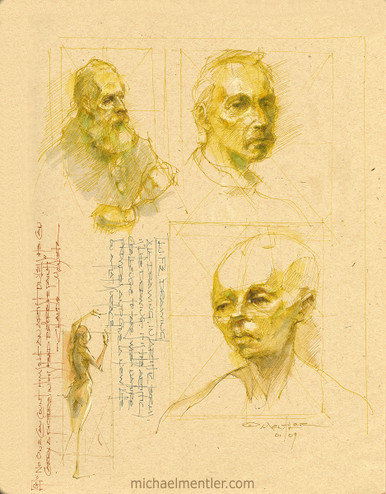 Sketchbook Journals CXXXVII by Michael Mentler, Original Artwork