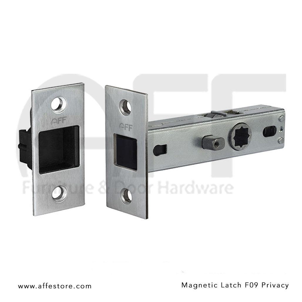 Magnetic Door Latch - Privacy Version - 2-3/8" Backset