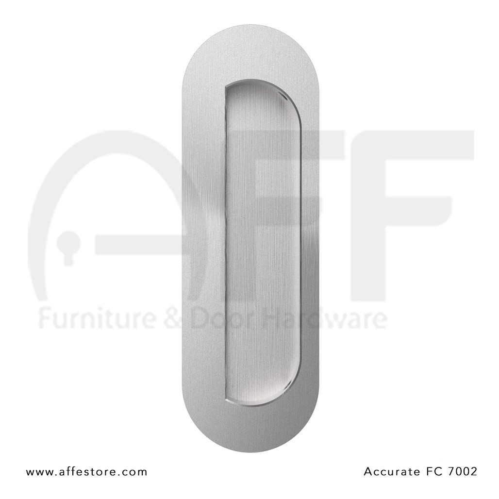 Accurate No. FC7002 - 7" x 2-1/4" - Obround Flush Pull with Concealed ...