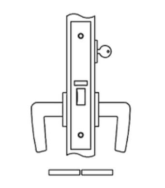 Accurate No. 8745 Classroom Lock