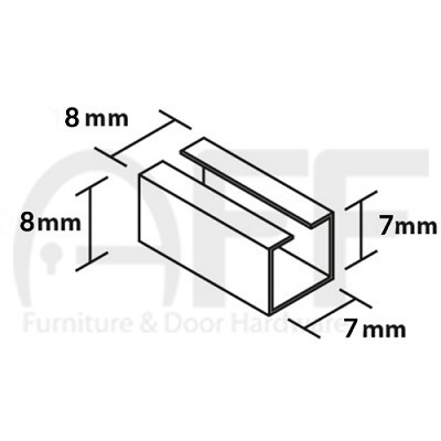 Spindle Sleeve Converter 8mm ~ 6mm / Length 15mm