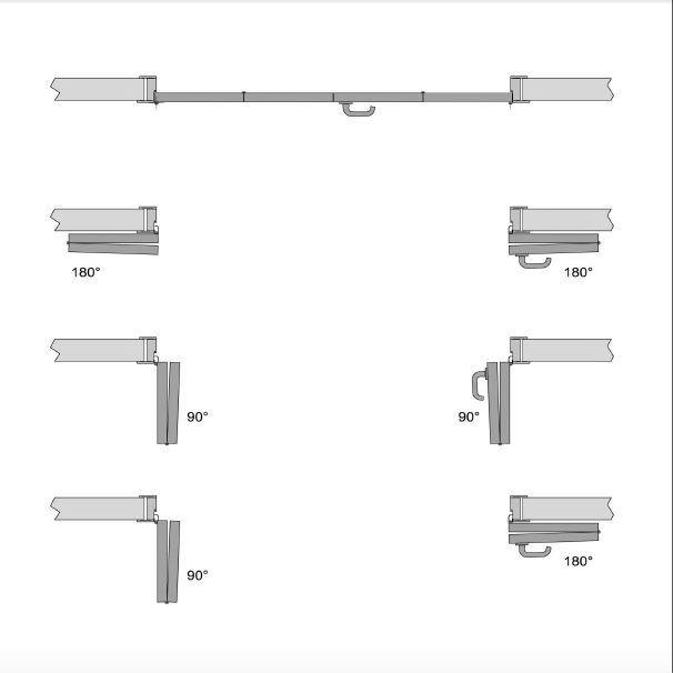 Compack 180 º - Folding Door System