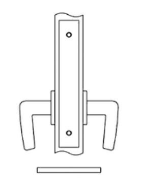 Accurate No. 8500ADL Active Dummy Lock