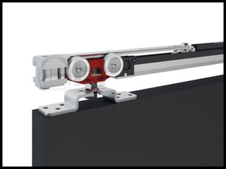 Magic 2 - Wall Mounted, Concealed sliding system for wood door