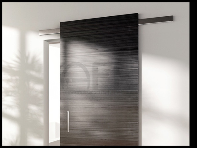 Magic 2 / 1100 - Concealed sliding system for wood door - AFF-USA Inc.