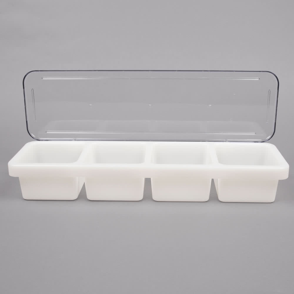 Thunder Group PLBC004P 4 Compartment Bar Caddy w/ Cover