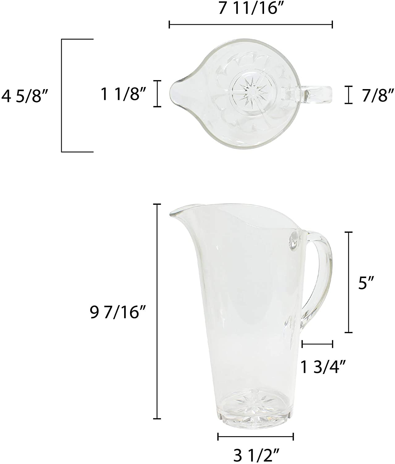 Plastic Water Pitcher | SparrowFoodSolutions.com