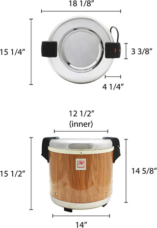 Stainless Steel Insulated Sushi Rice Pot | SparrowFoodSolutions.com