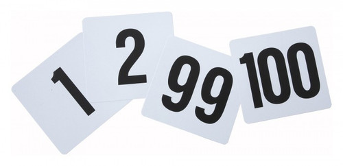Plastic Table Number Cards | Sparrow Food Solutions