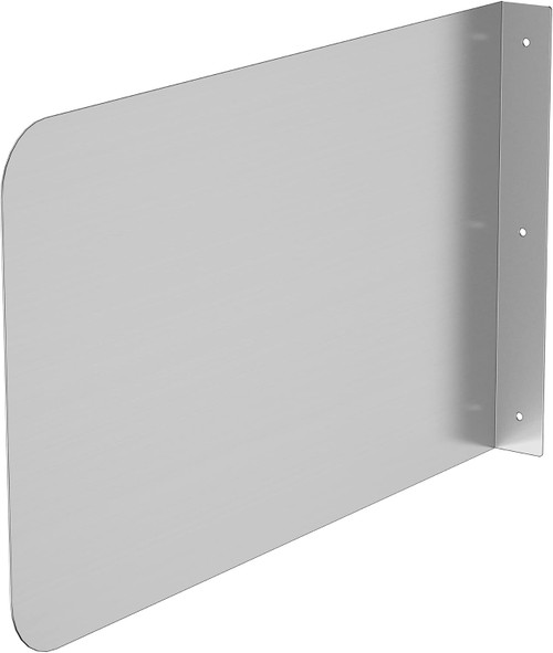 Splash Guard Mount Type Stainless Steel for Compartment Sinks