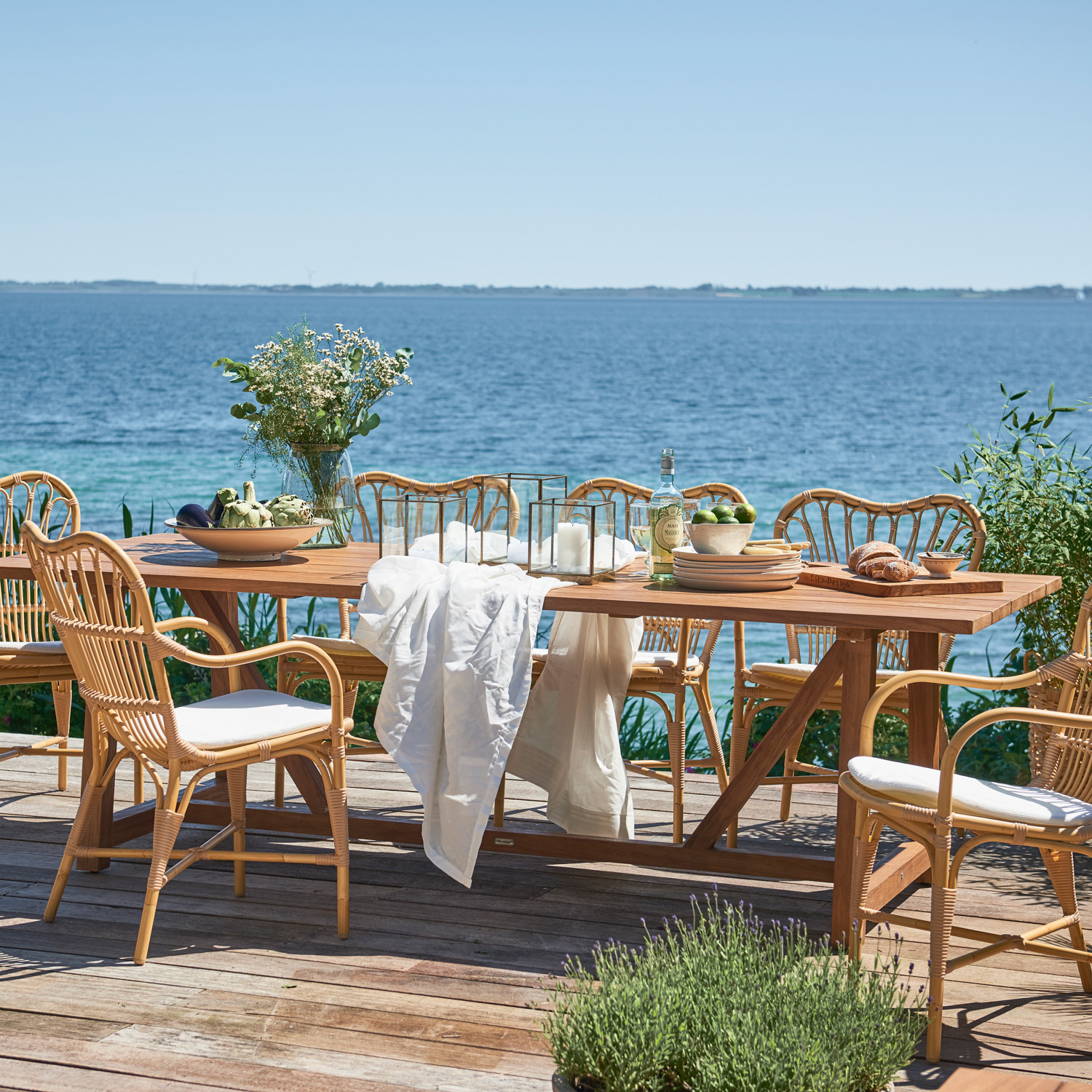 Sika Design George Teak Table - Outdoor Teak Dining Table
