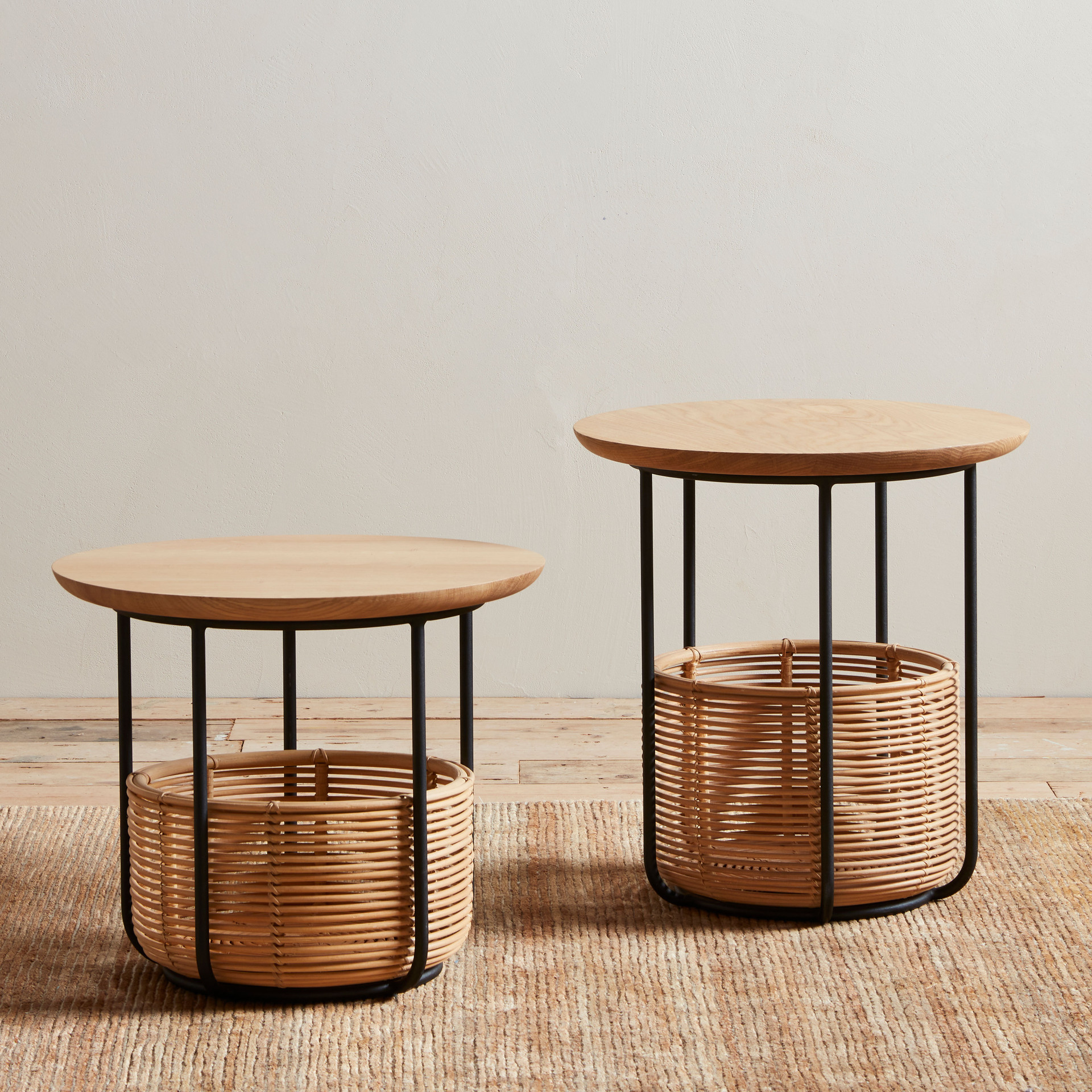 Basket Side Table