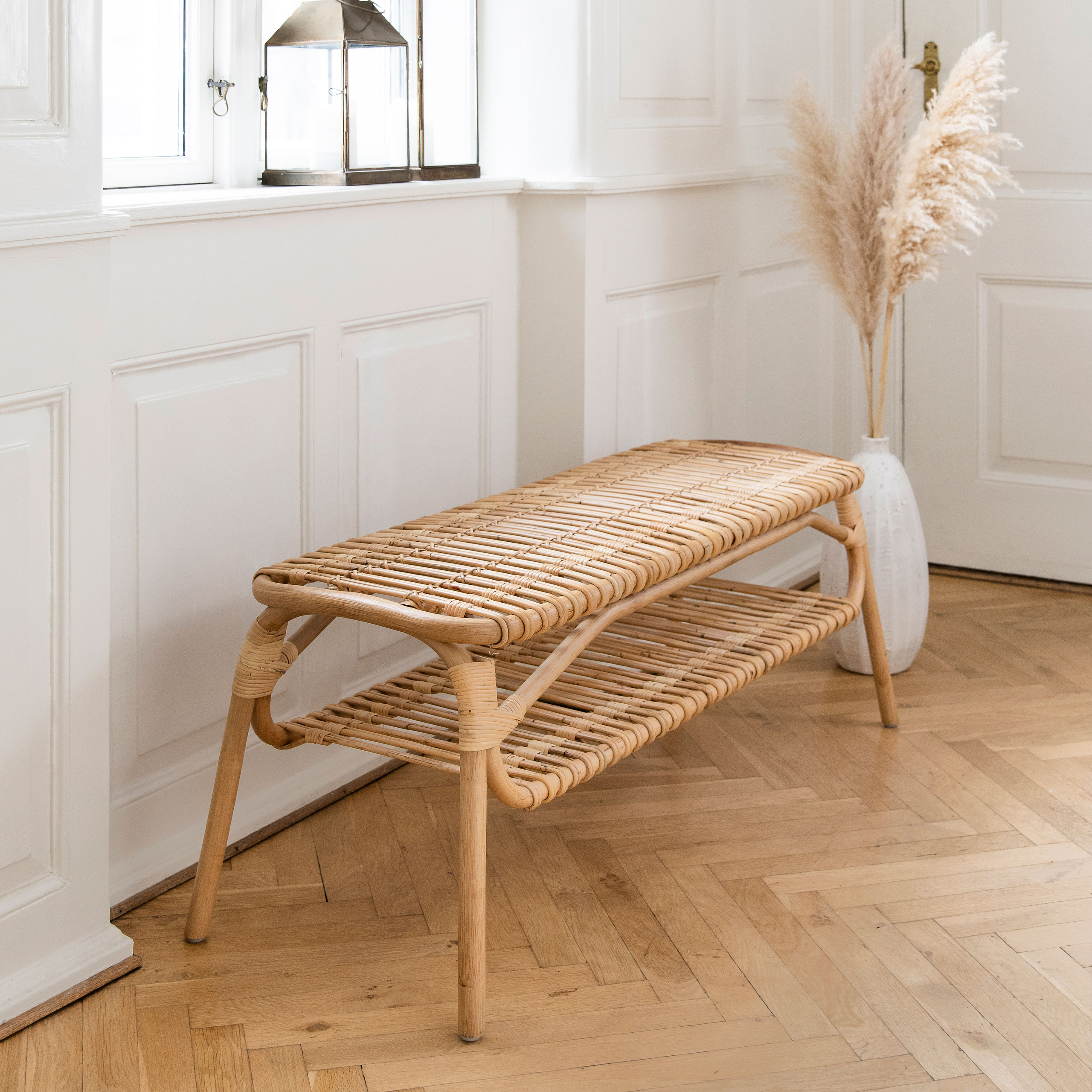 Sika Design Luis Bench - Rattan Entryway Bench