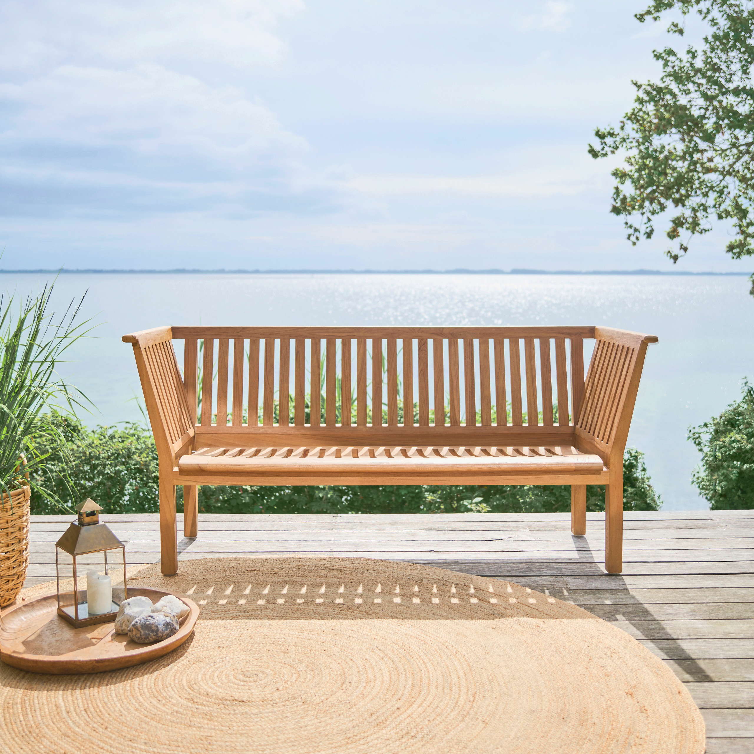Sika Design Luis Bench - Rattan Entryway Bench