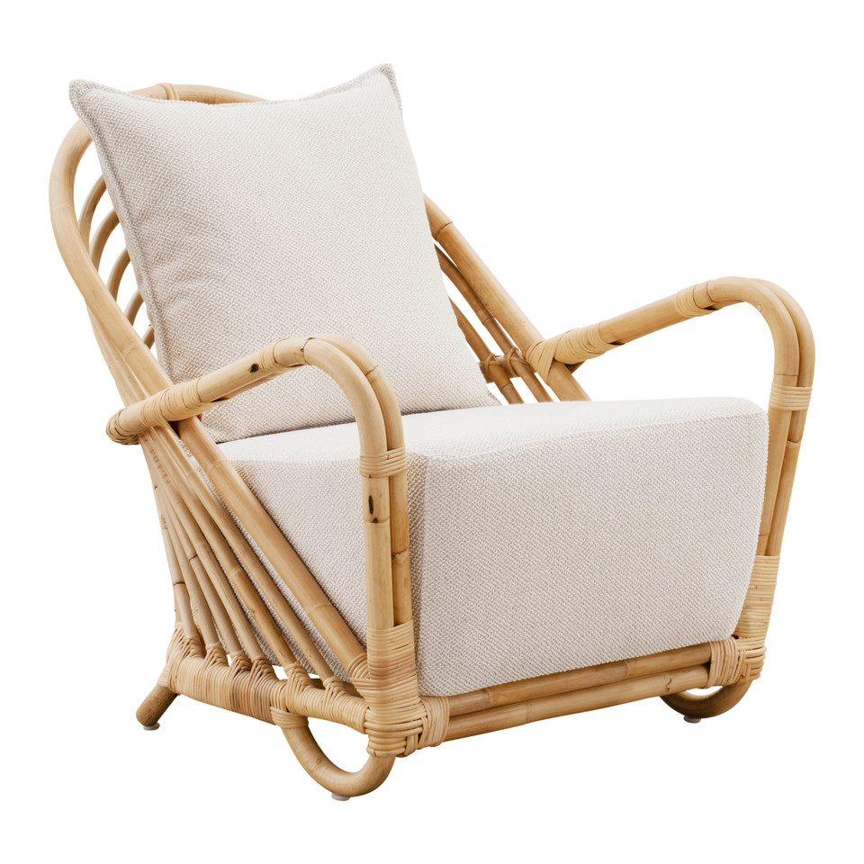 Arne Jacobsen Charlottenborg Chair - Rattan Lounge Chair