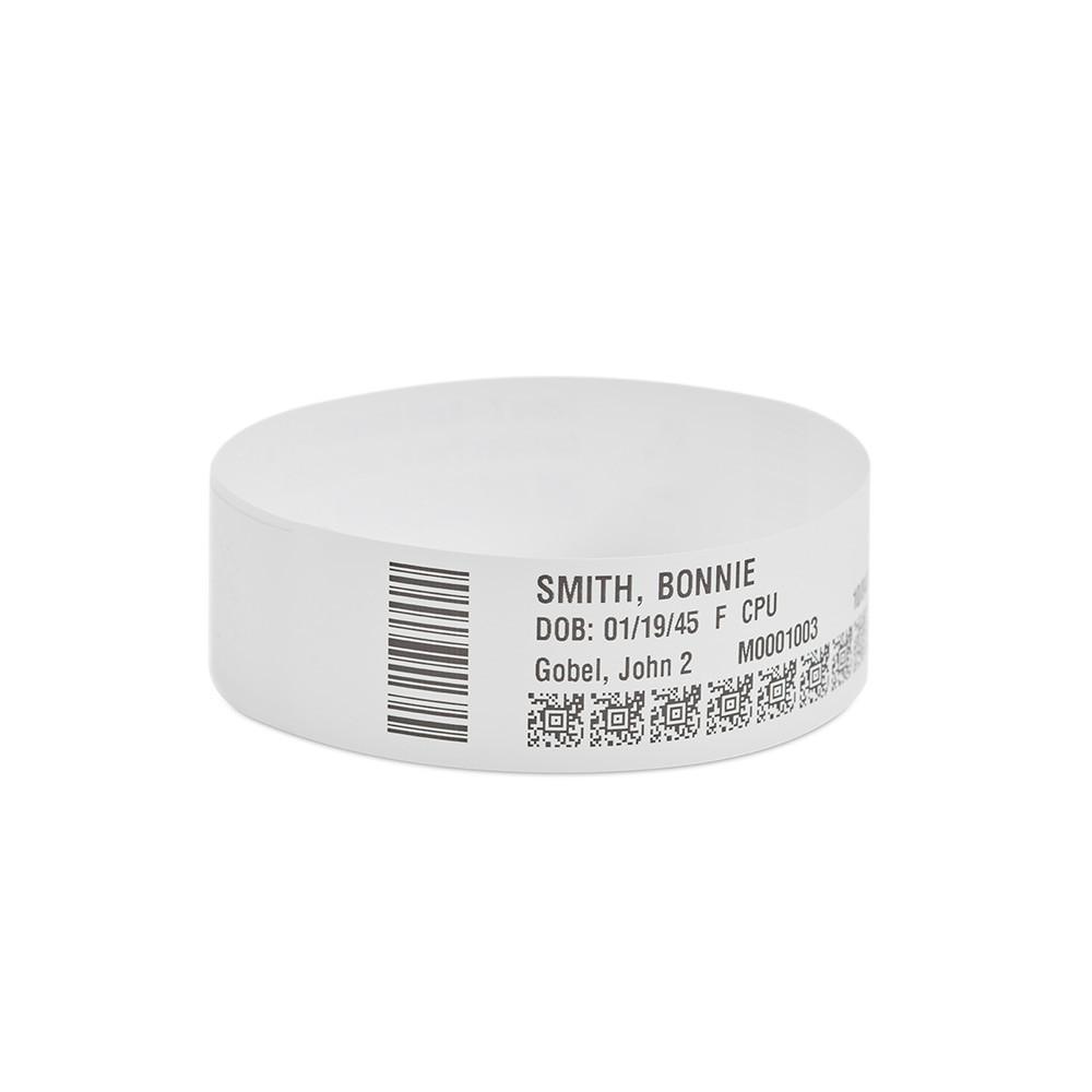 10018856 - Zebra 1" x 11" Z-Band UltraSoft Wristband (Case)