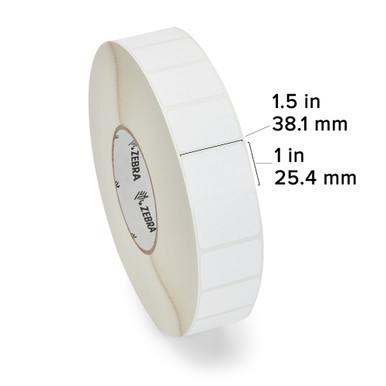 10011981 - Zebra 1.5" x 1" Z-Ultimate 2000T Label (Case)