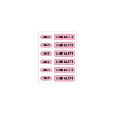LB-ALERT-LIMBALERT - Zebra 2.5" x 3.5" Spot Alert Limb Alert Wristband ...