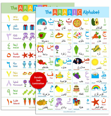 The Arabic Alphabet and Numbers Bundle - Laminated Posters and ...