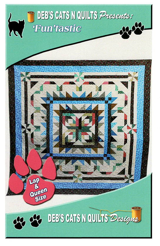 Funtastic quilt pattern by Deb's Cats N Quilts