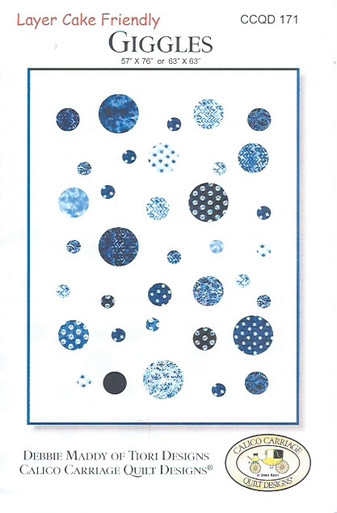 Giggles Quilt Pattern Instructions for quilt finished size 57" x 76" or ...