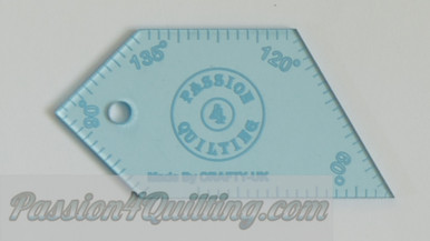 Miter Ruler for use with piping at corners or edges; etc. including 120 ...
