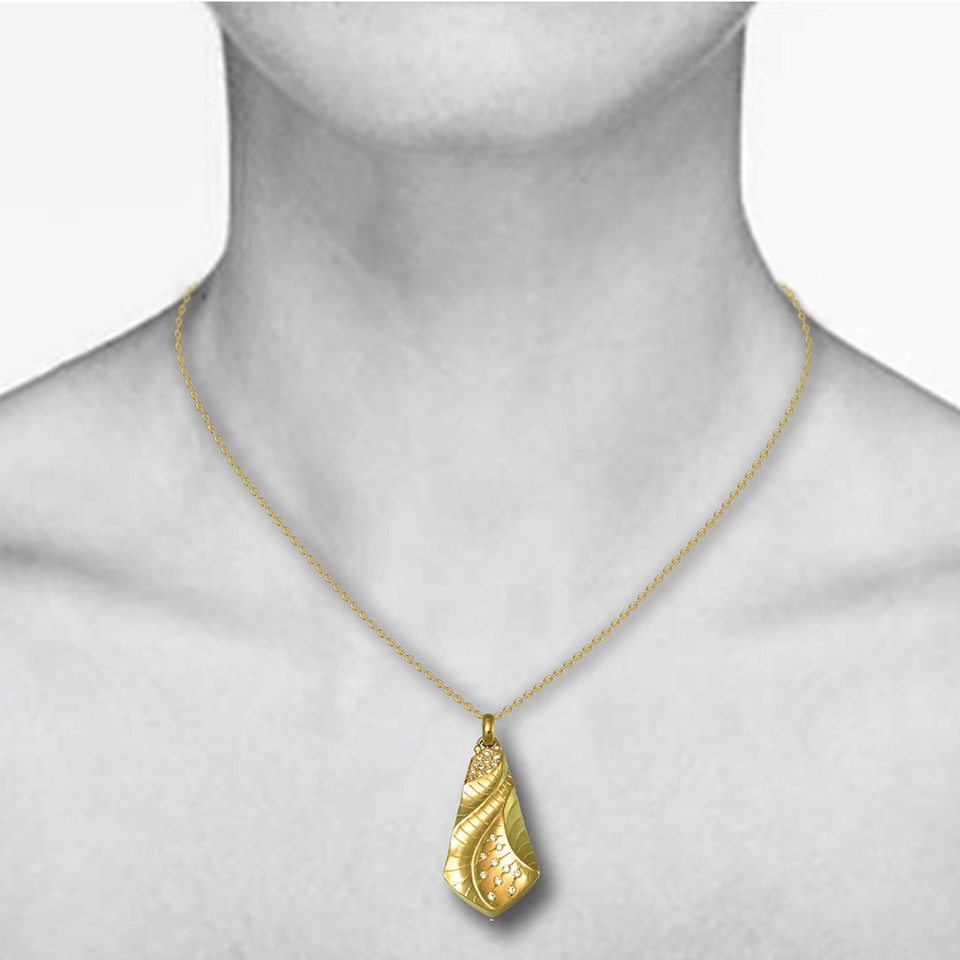 Kite Pendant | Handmade Fine Jewelry by K.MITA