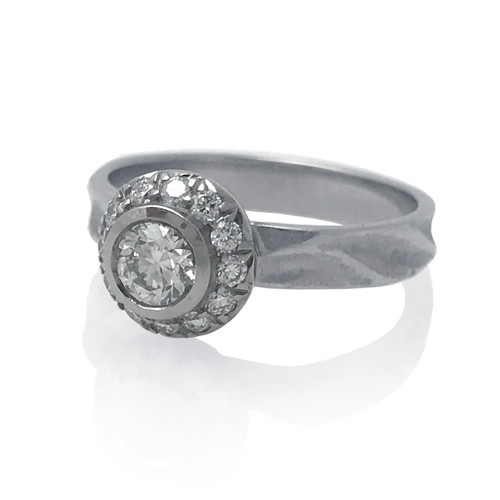 Ice Diamond Ring by K.MITA| Bridal | Handmade Fine Jewelry