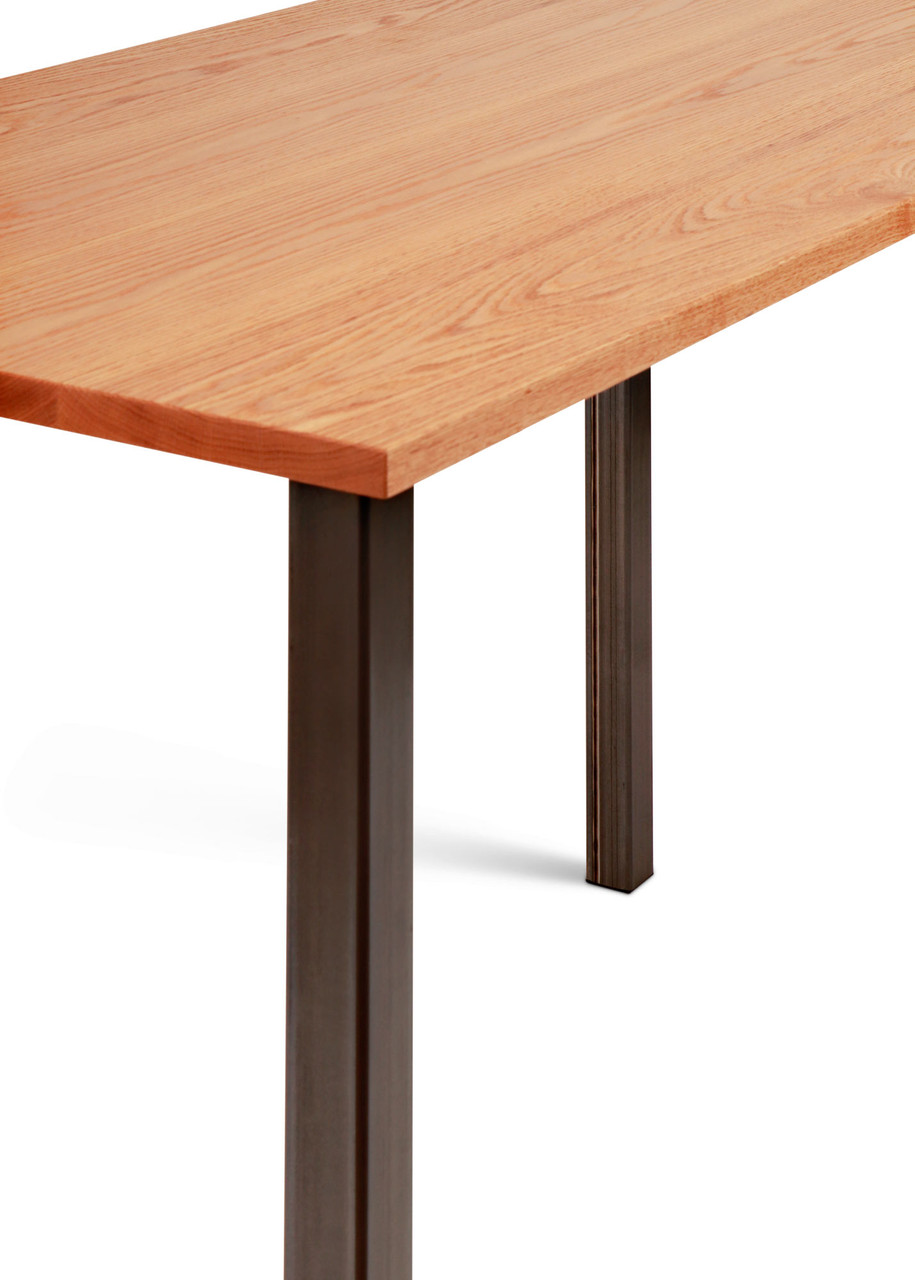 Foursteel Square Metal Dining Table Leg 28" | TableLegs.com™