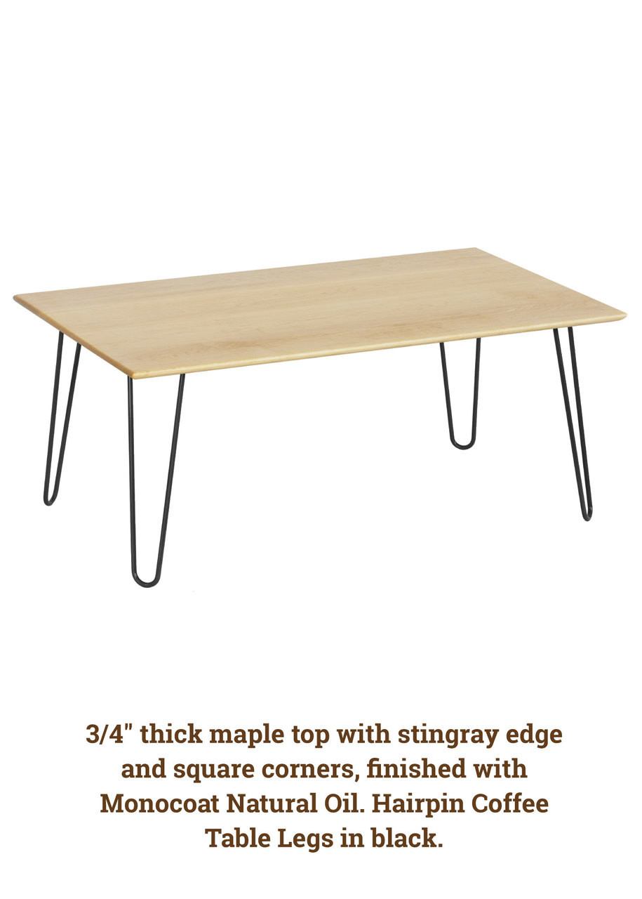 Hard Maple Table Top | Custom Made | Order Online