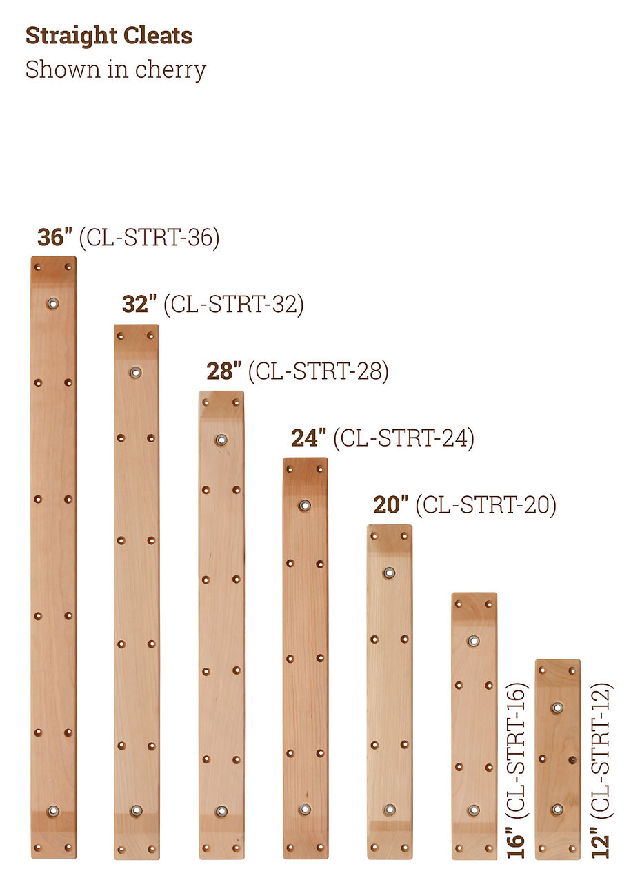 Straight Cleats - TableLegs.com