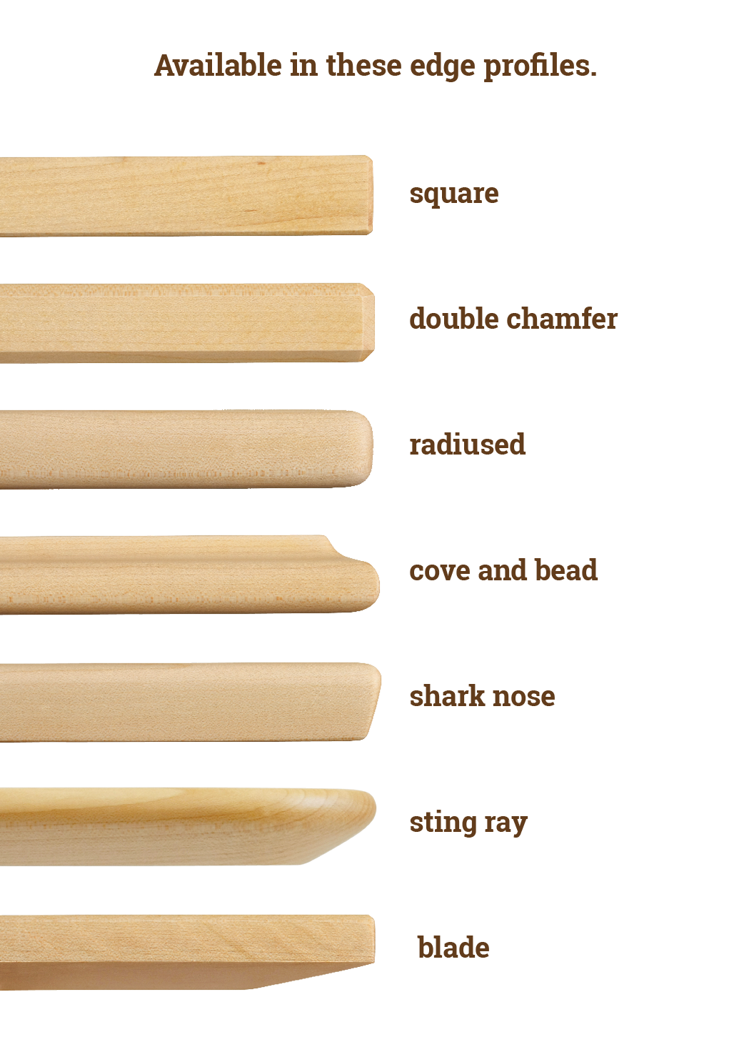 Maple Table Top | Custom Made | Order Online